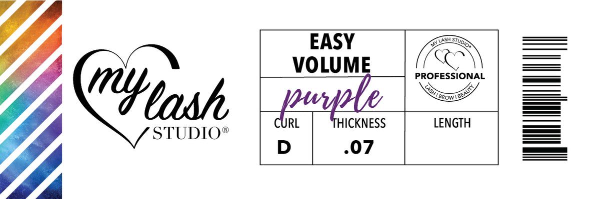 .07 Easy Volume (Colored) – Mylashstudio